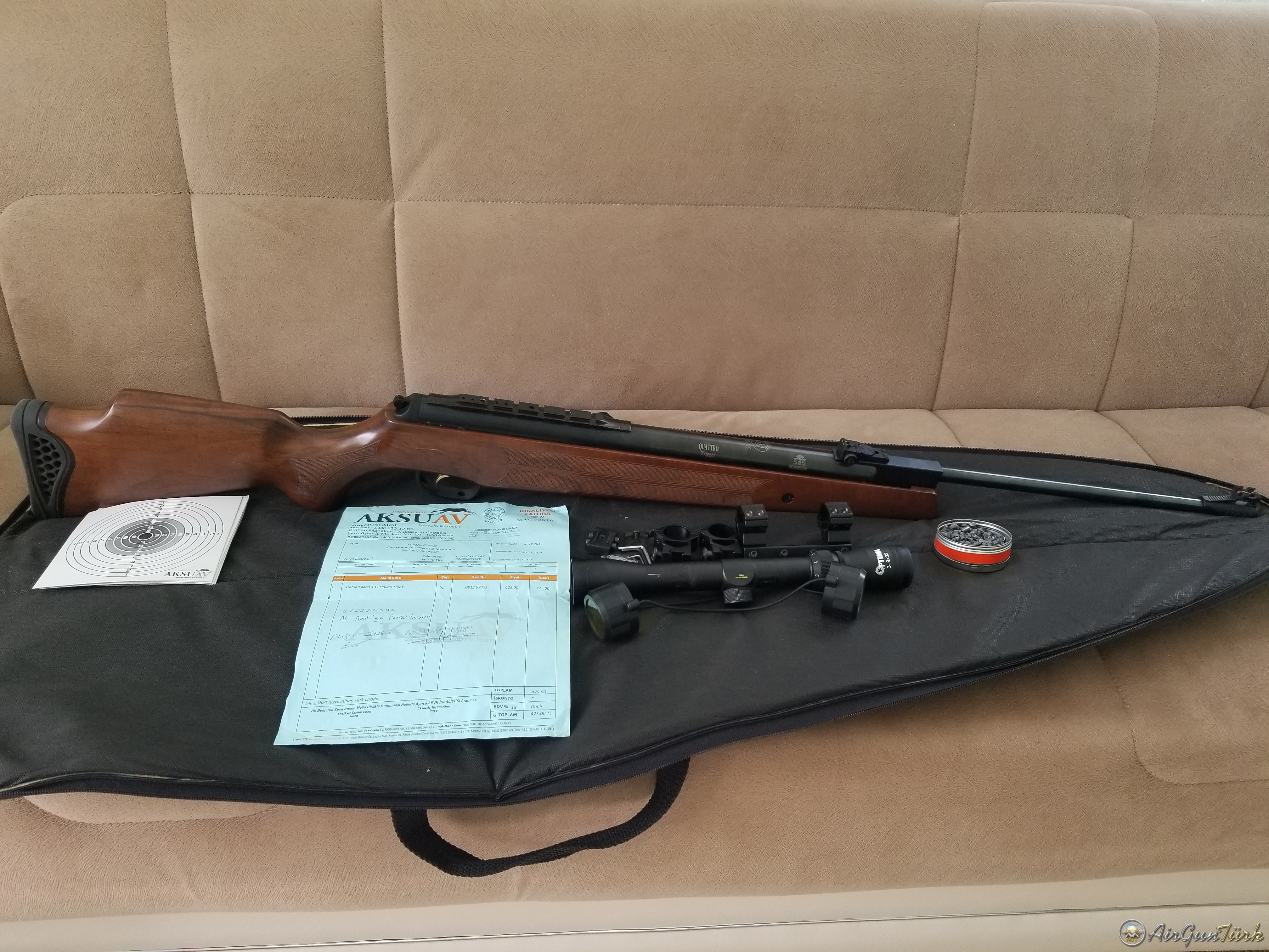 hatsan mod.135 22 cal. 5.5mm aksesuarli - AirGunTürk